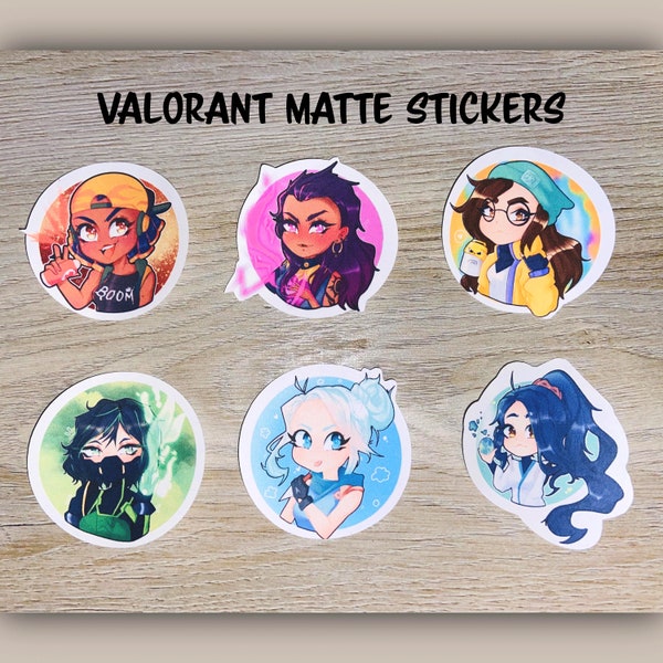 Valorant Stickers - Etsy