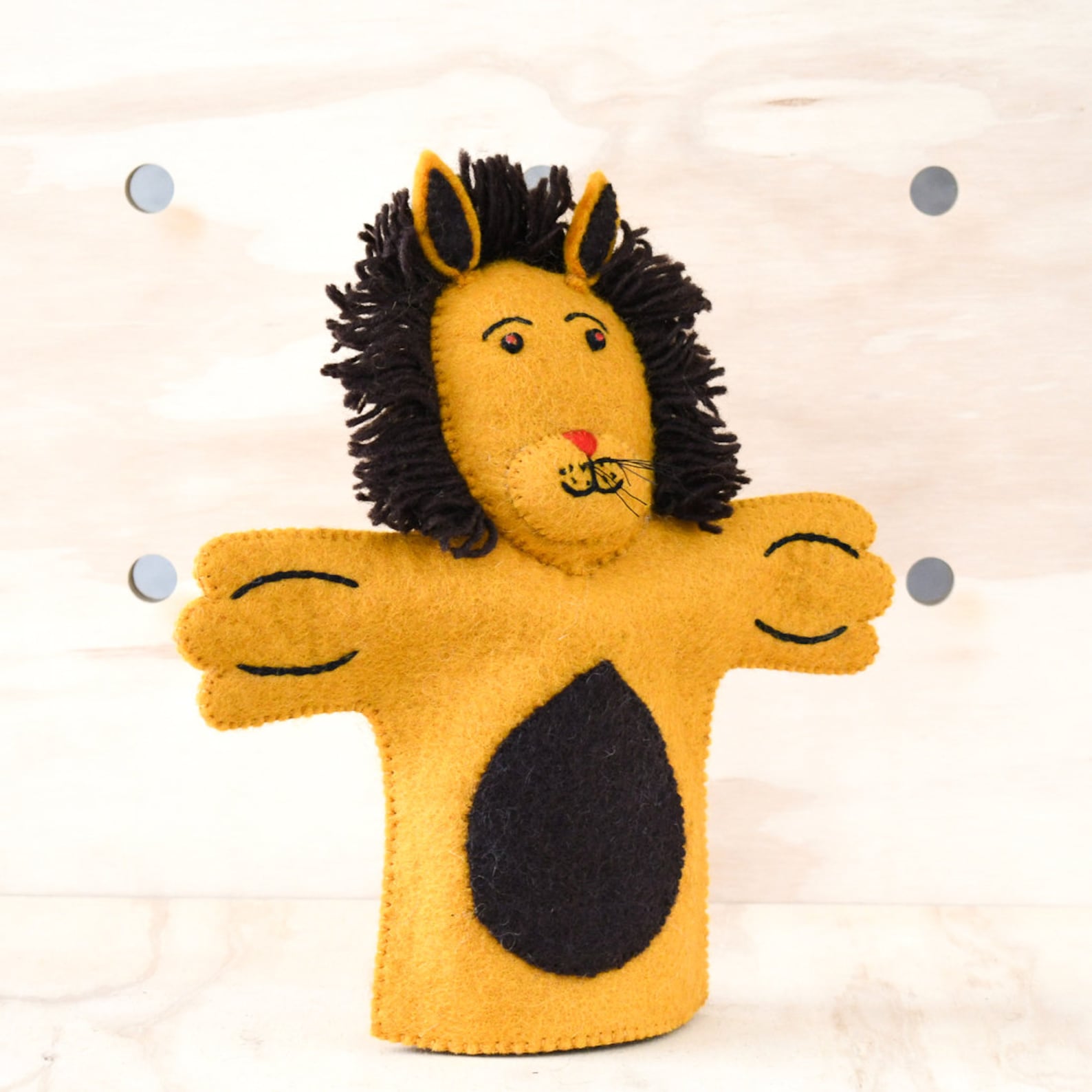 Felt Lion Hand Puppets. Felt Lion Puppets. Lion Animal Felt - Etsy