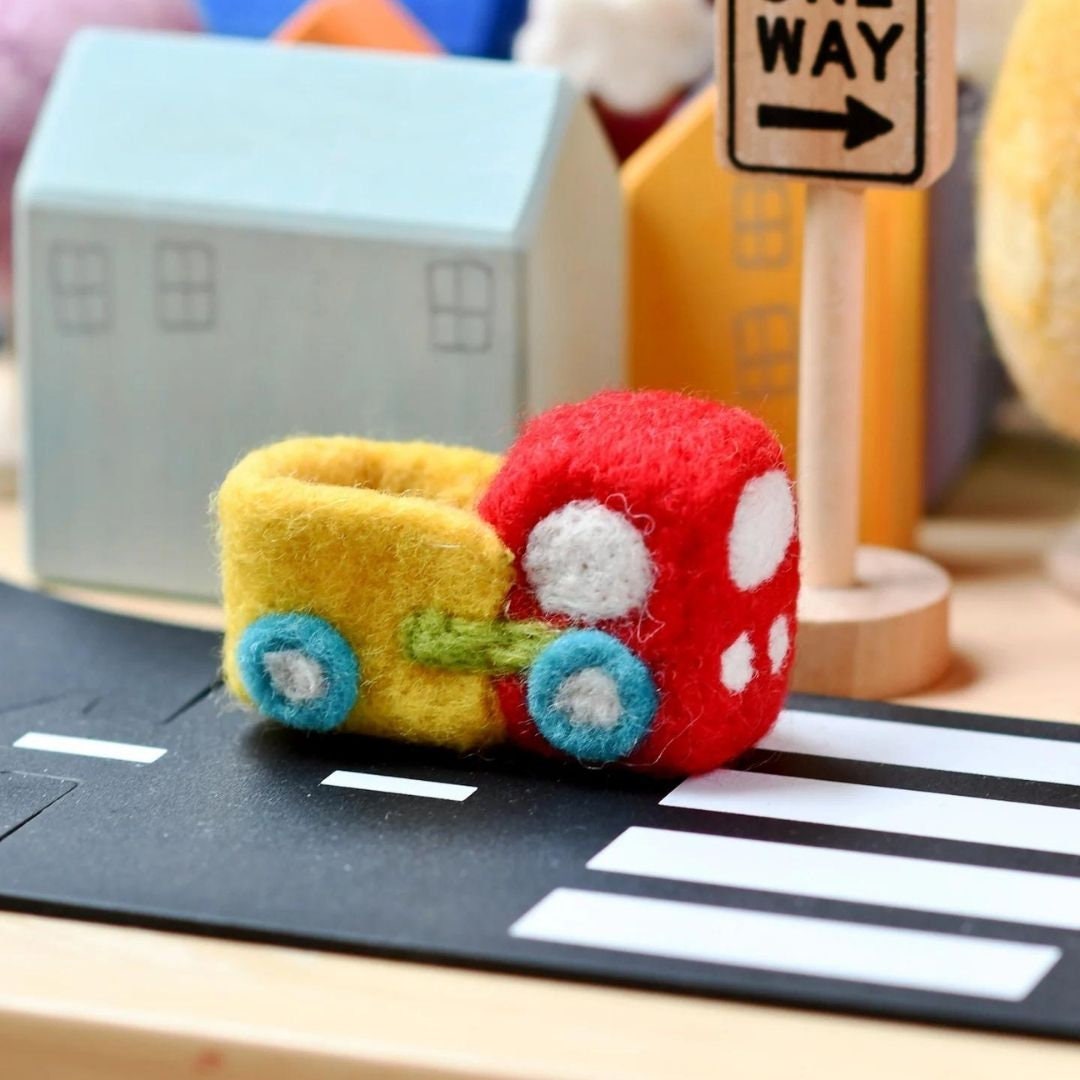 Truck Car Toy, Felt Toy, Felt Vehicle, Small Felt Car Truck Toy ...