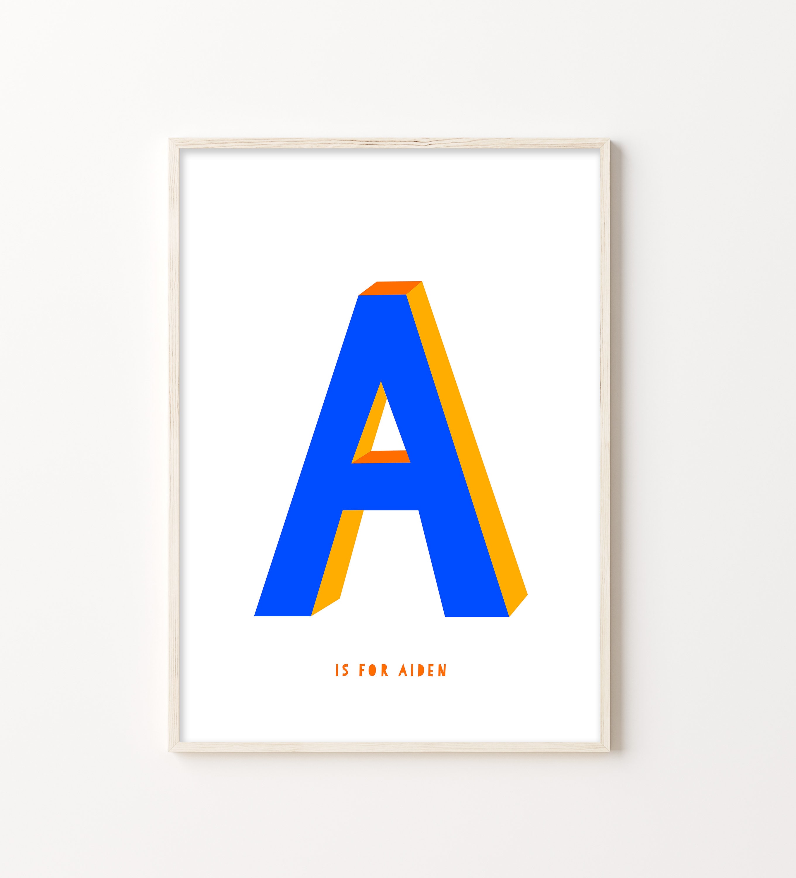 Blue Letter A