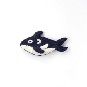 Single Felt Finger Puppet Orca - Etsy