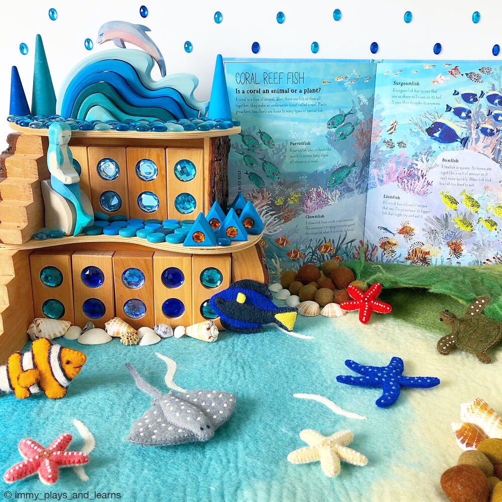 Large Ocean Sea River Playscape Felt World Play Scene - Etsy