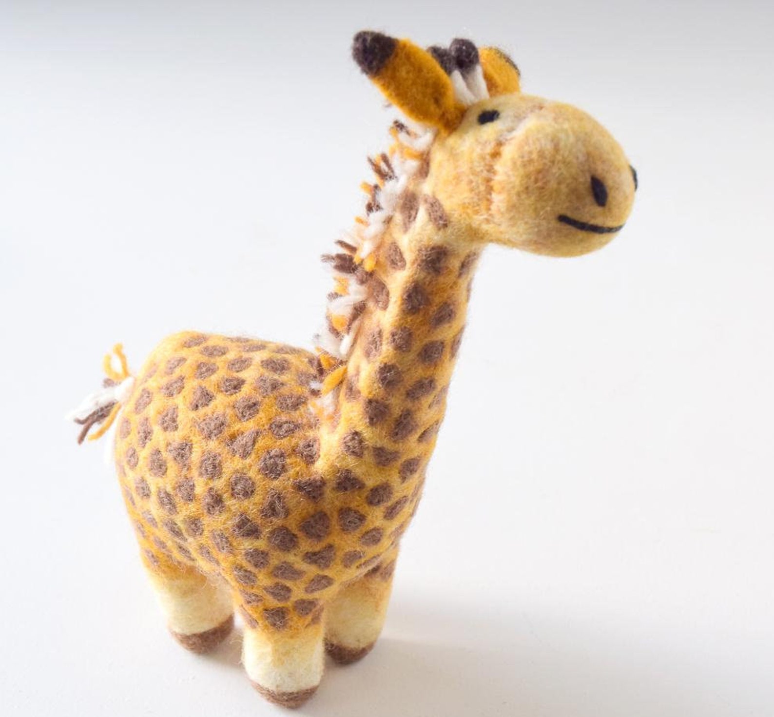 Giraffe Felt Toy Toy Giraffe Handmade Toy Felt Toy Wool - Etsy