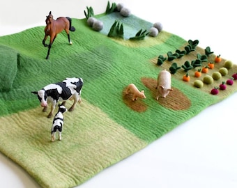 Large Ocean, Sea, River Playscape, Felt World, Play Scene, Pretend Play ...