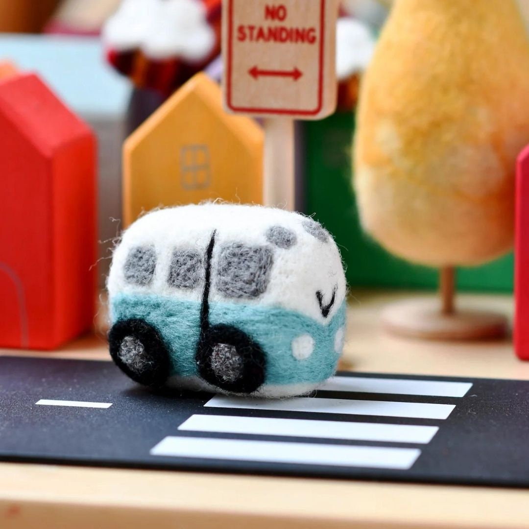 Campervan Car Toy, Felt Toy, Felt Vehicle, Small Felt Car Truck Toy ...