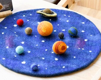 Safari Playscape, Felt World, Play Scene, Pretend Play, Mat for Small ...
