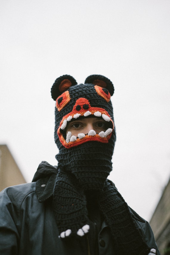 Panther Balaclava Crochet PREORDER - Etsy
