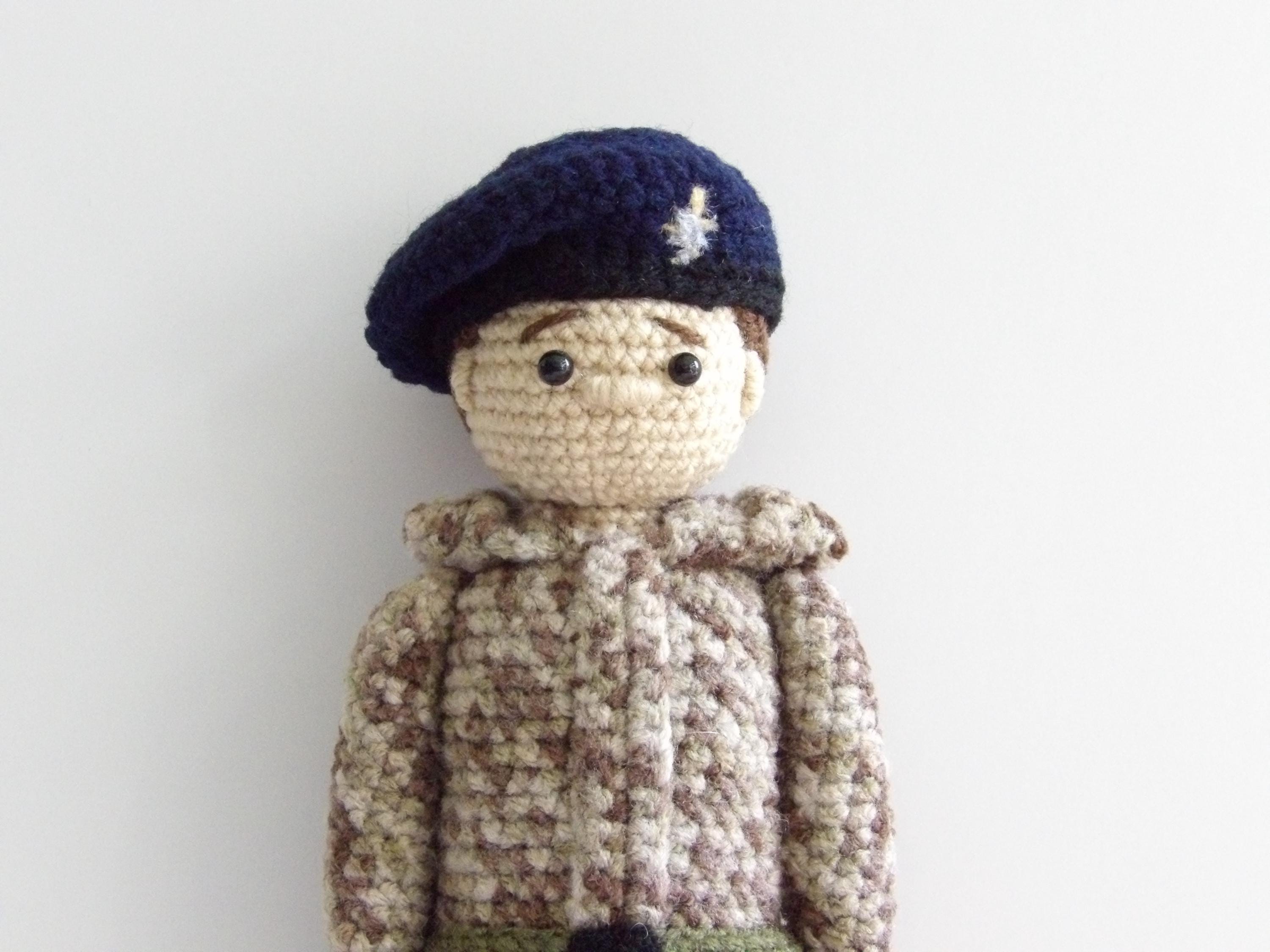 British Army Soldier Crochet. Gift,birthday,graduation,christmas ...