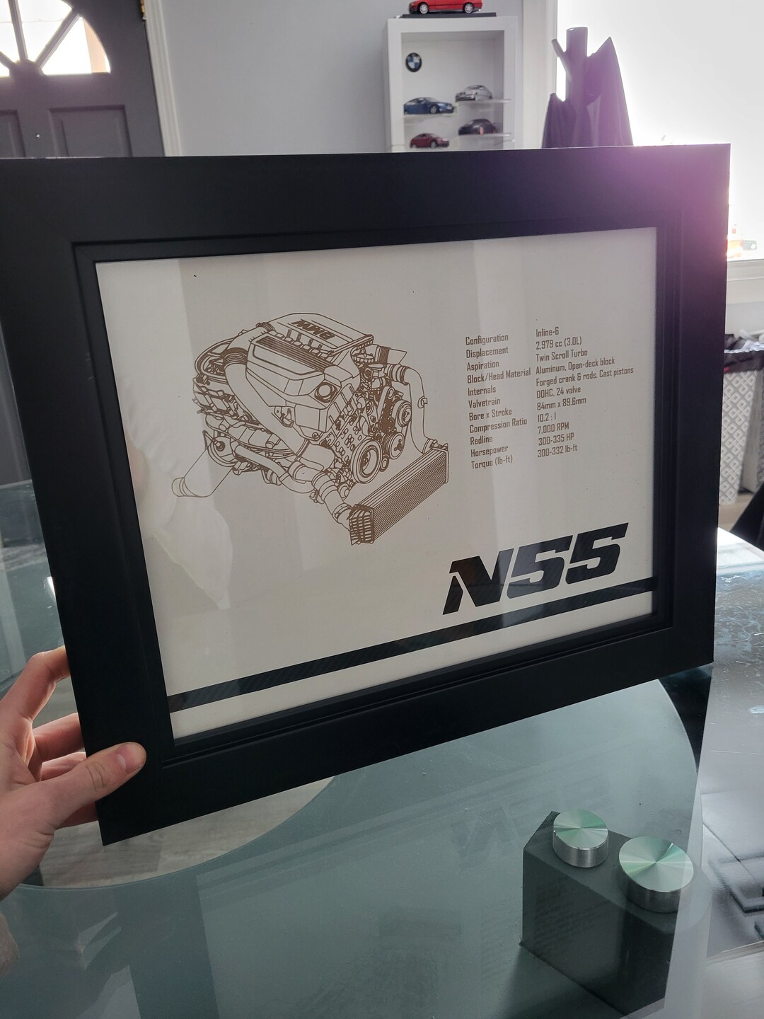 BMW N55 Engine Plaque - Etsy