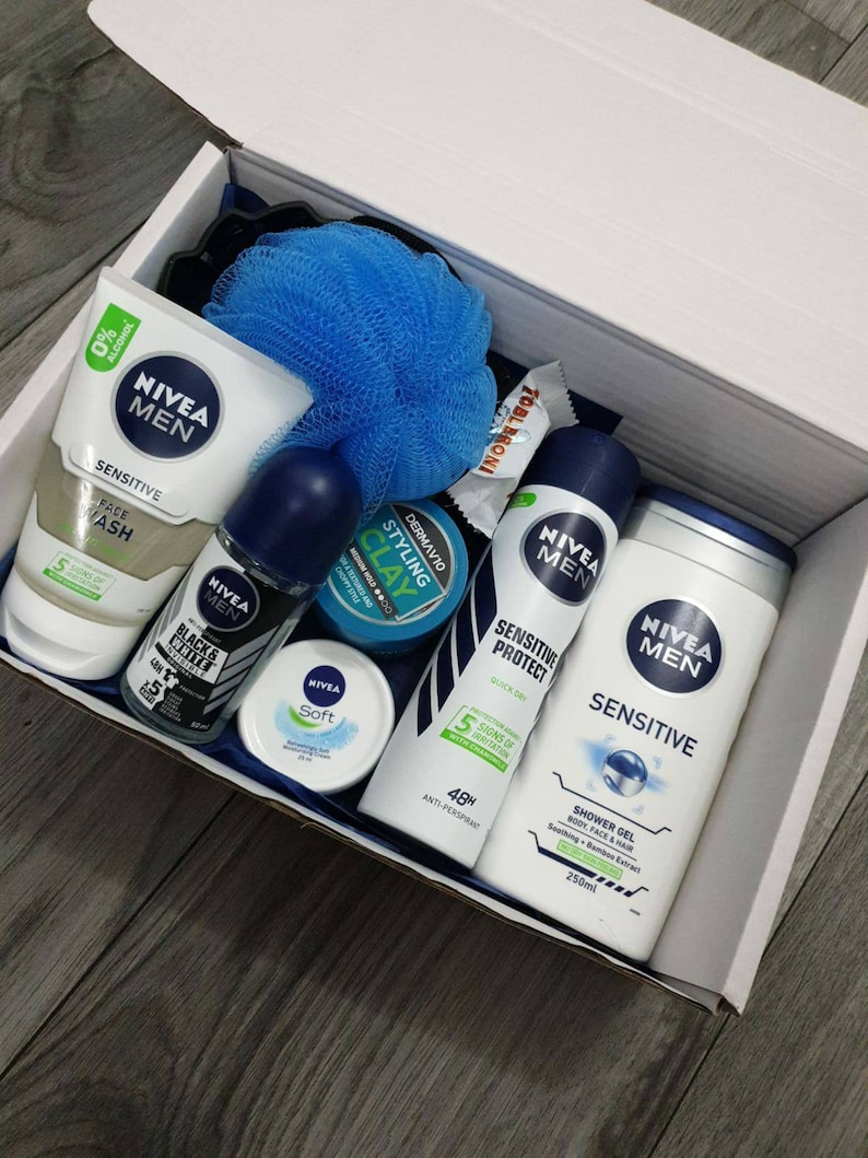 Personalised Mens Pamper Gift Hamper Box Set for Him Men - Etsy UK
