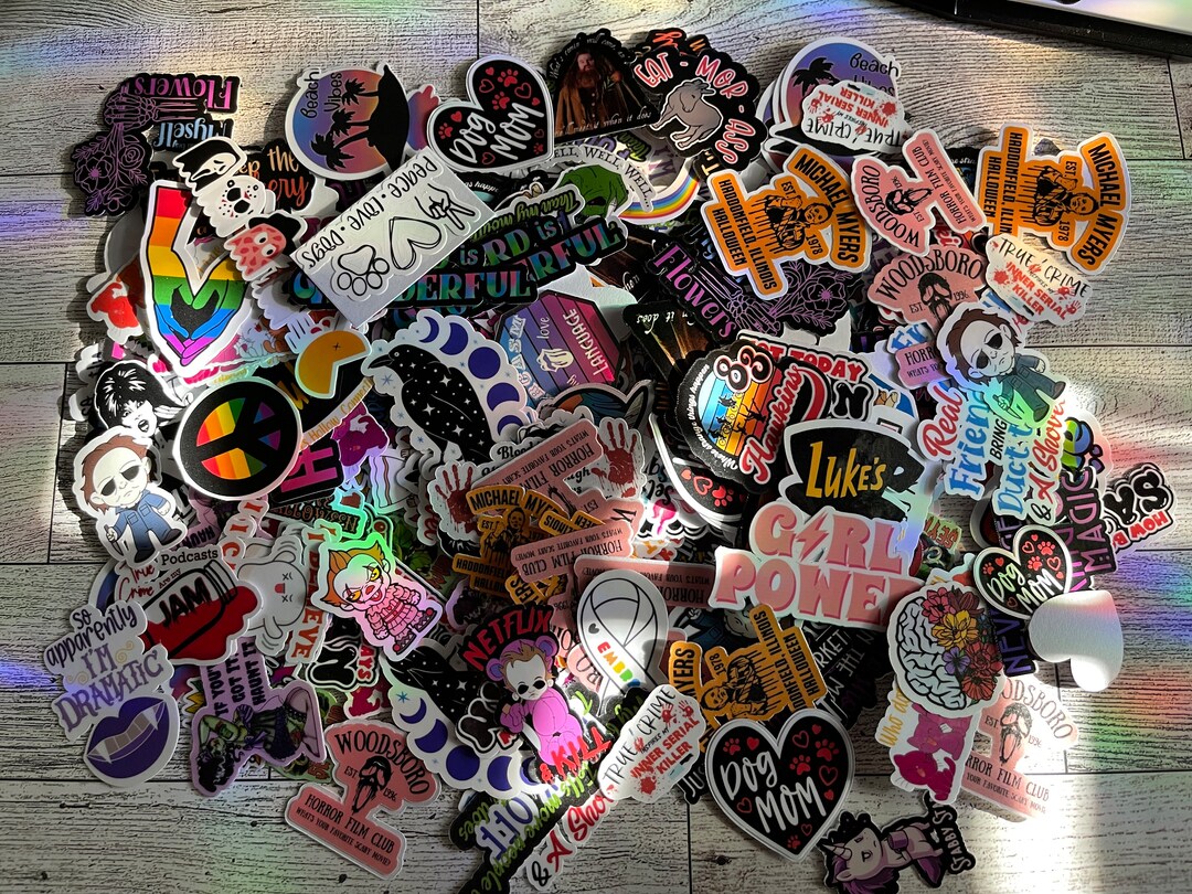 Mini Stickers Bundle, Filler Stickers, Tiny Stickers, Vinyl Die-cut ...