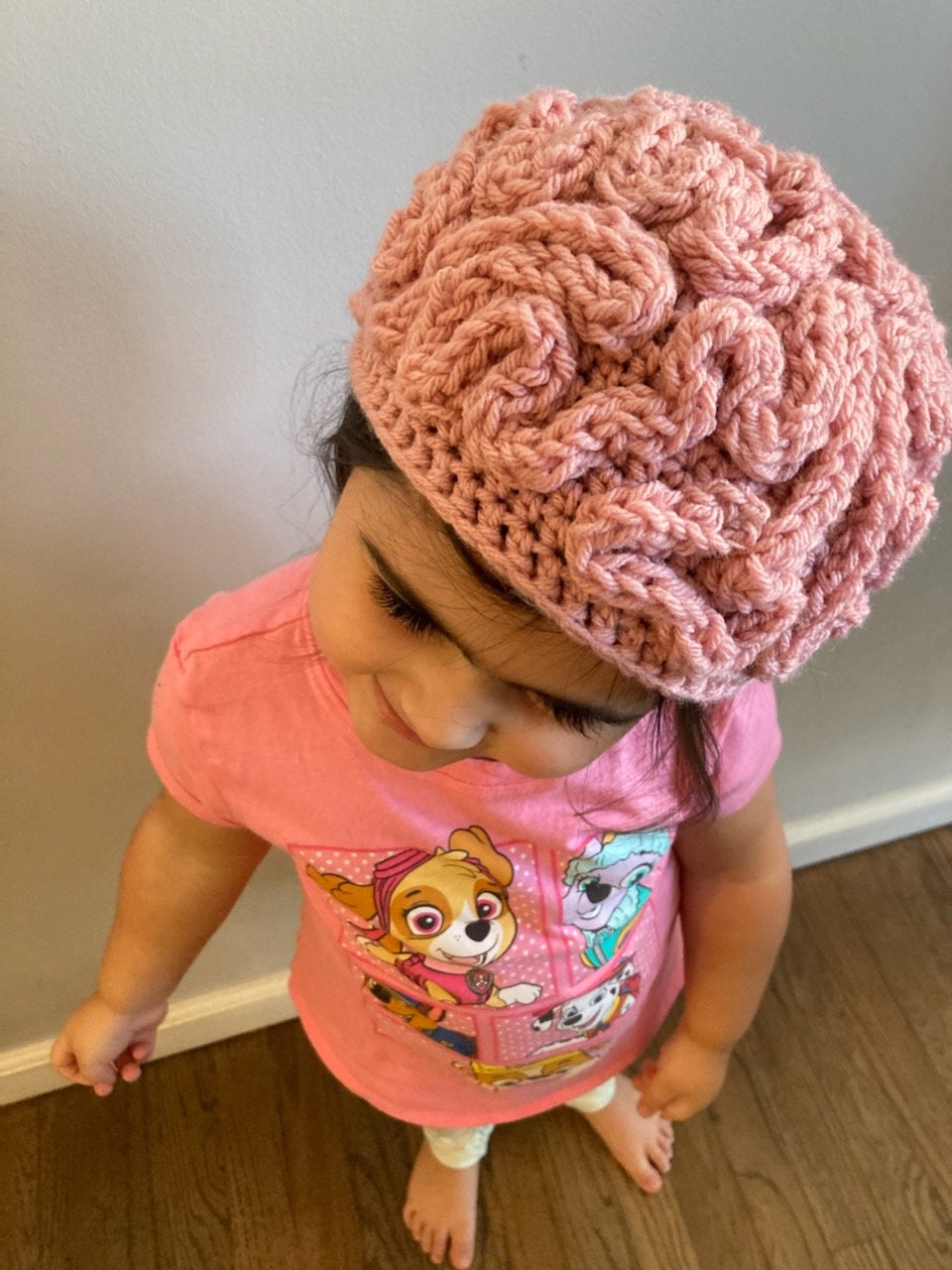 Hand Crocheted Brain Hat 1 2 Year Old Beanie Winter Hat Fun & Unique ...