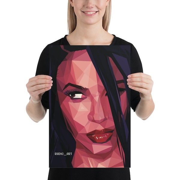 Aaliyah Music Poster - Etsy