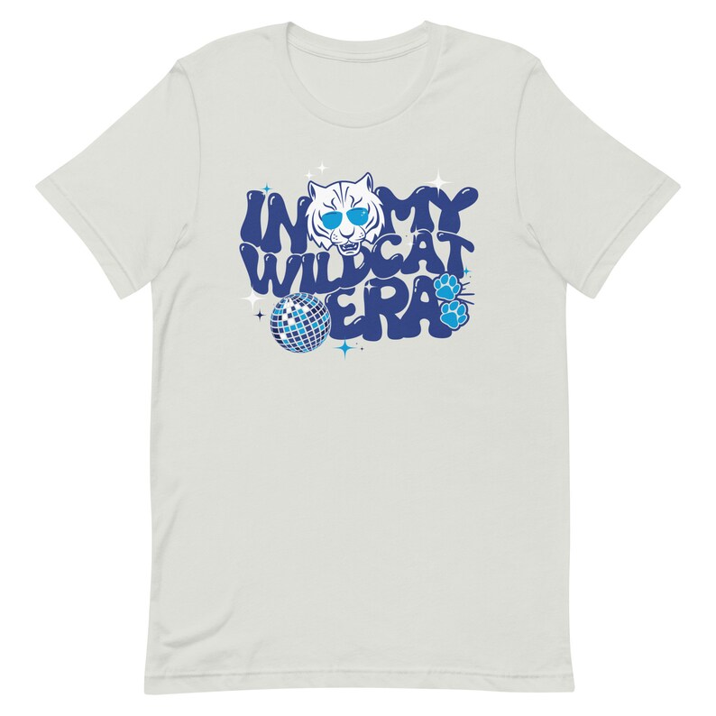 In My WILDCAT ERA Tee * Groovy School Wildcat Mascot PTO Teacher ...