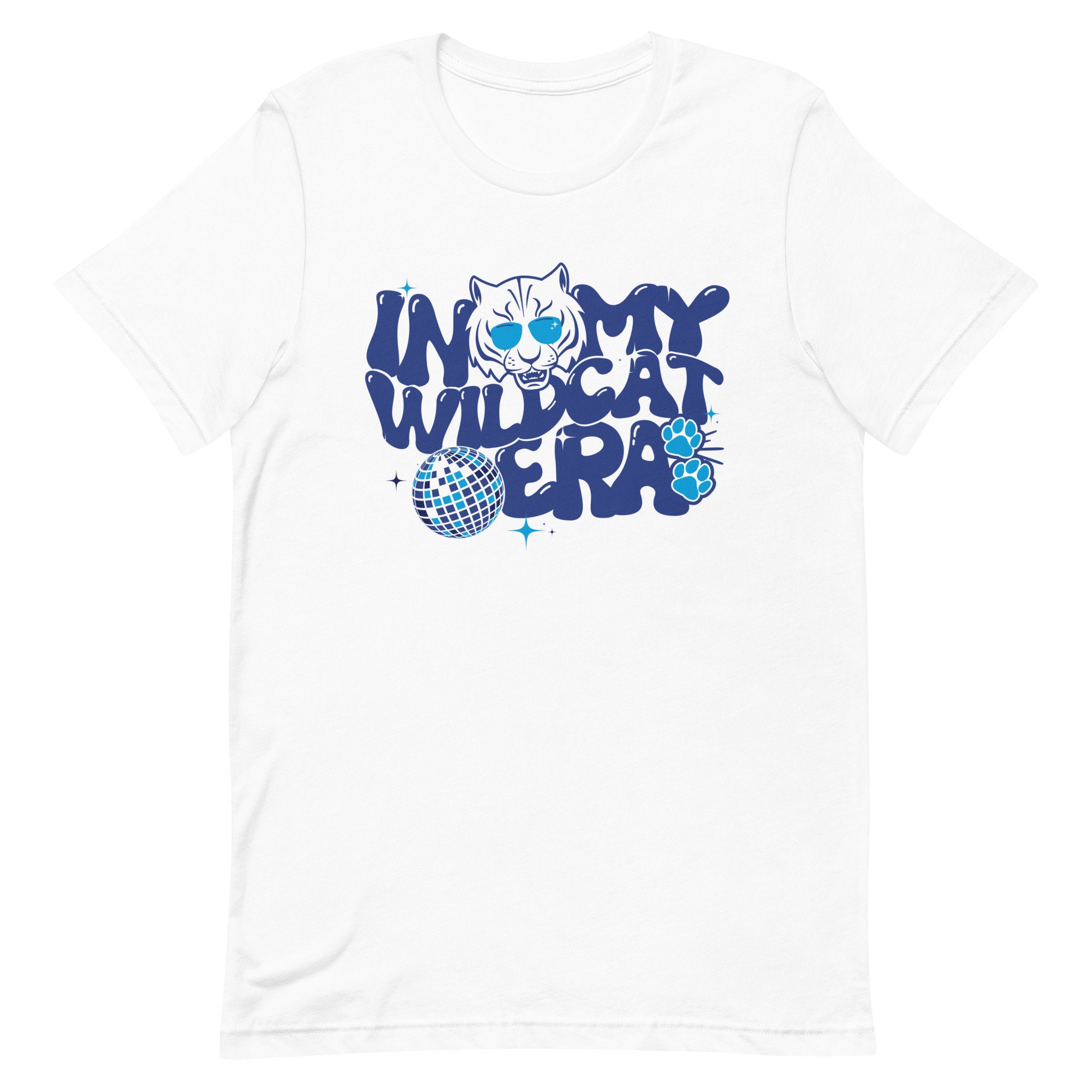In My WILDCAT ERA Tee * Groovy School Wildcat Mascot PTO Teacher ...