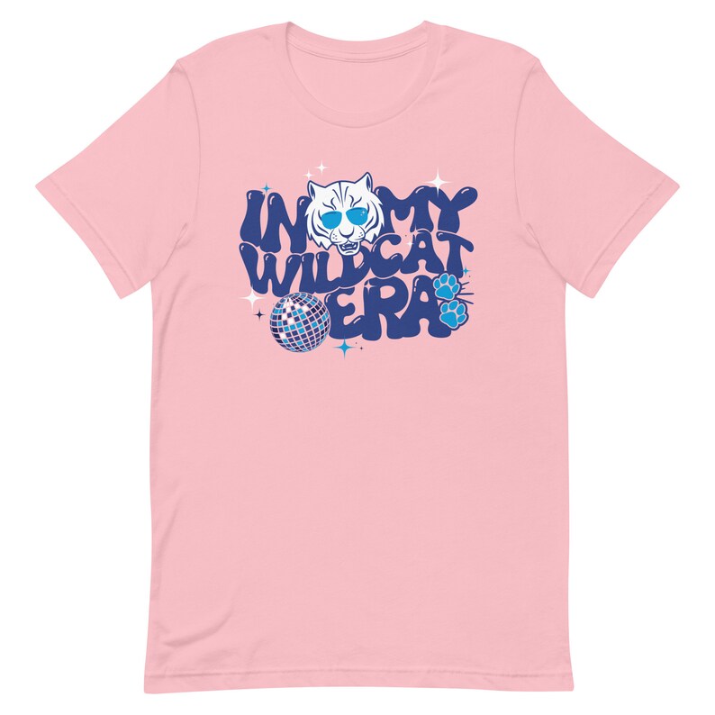 In My WILDCAT ERA Tee * Groovy School Wildcat Mascot PTO Teacher ...