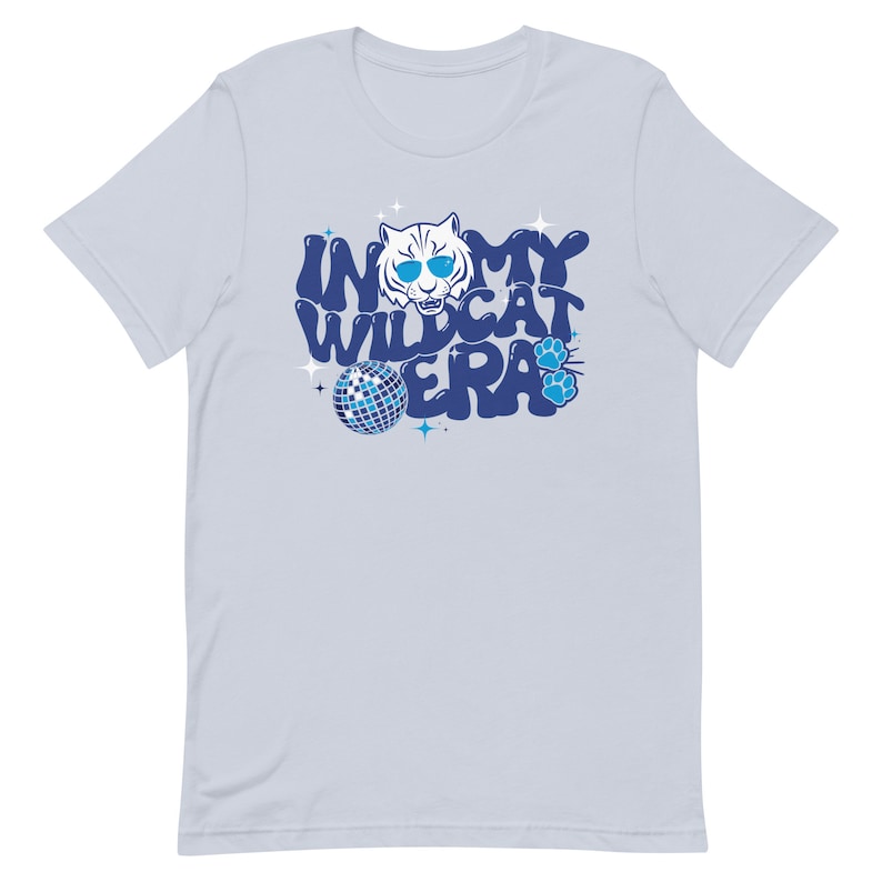 In My WILDCAT ERA Tee * Groovy School Wildcat Mascot PTO Teacher ...