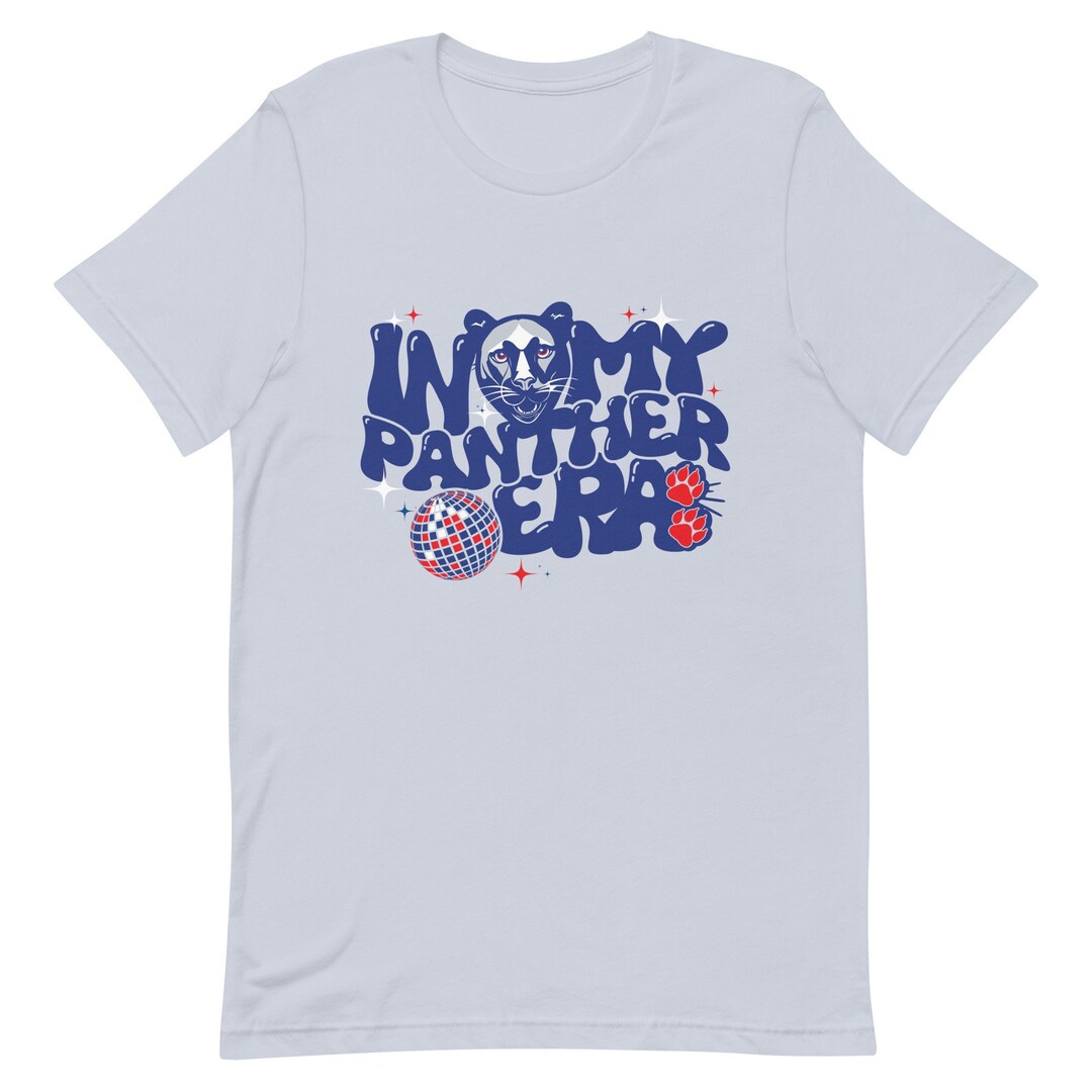 In My PANTHER ERA Tee * Groovy School Panther Mascot PTO Teacher ...