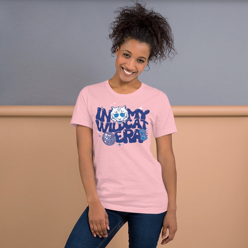 In My WILDCAT ERA Tee * Groovy School Wildcat Mascot PTO Teacher ...