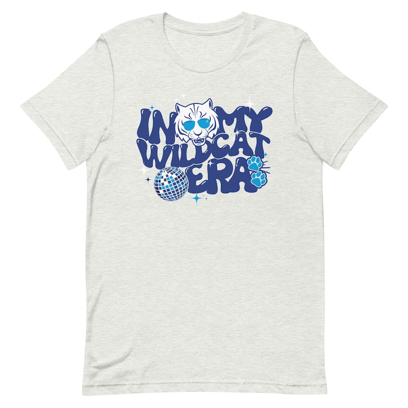 In My WILDCAT ERA Tee * Groovy School Wildcat Mascot PTO Teacher ...