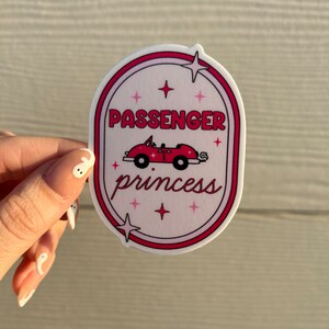 Passenger Princess Sticker Vinyl Sticker Water Bottle Sticker Trendy ...