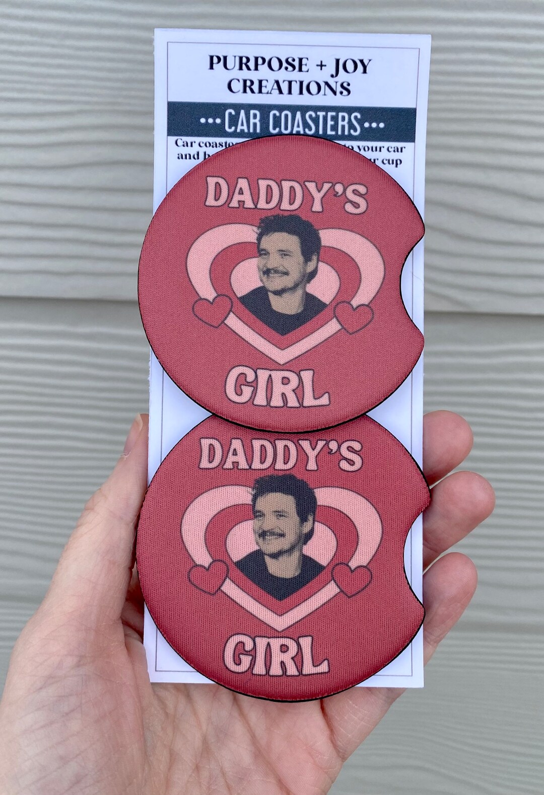 Daddys Girl Pedro Car Coaster Car Accessory Car Coaster Gifts Cup ...