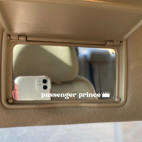 Passenger Prince Car Mirror Decal Car Mirror Sticker Rear - Etsy