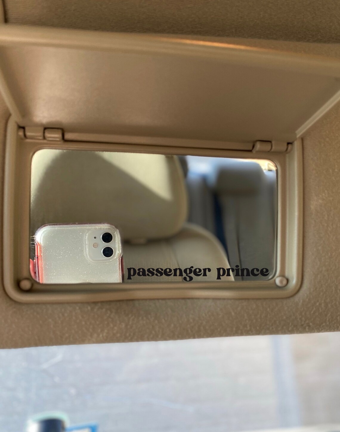 Passenger Prince Car Mirror Decal Car Mirror Sticker Rear - Etsy