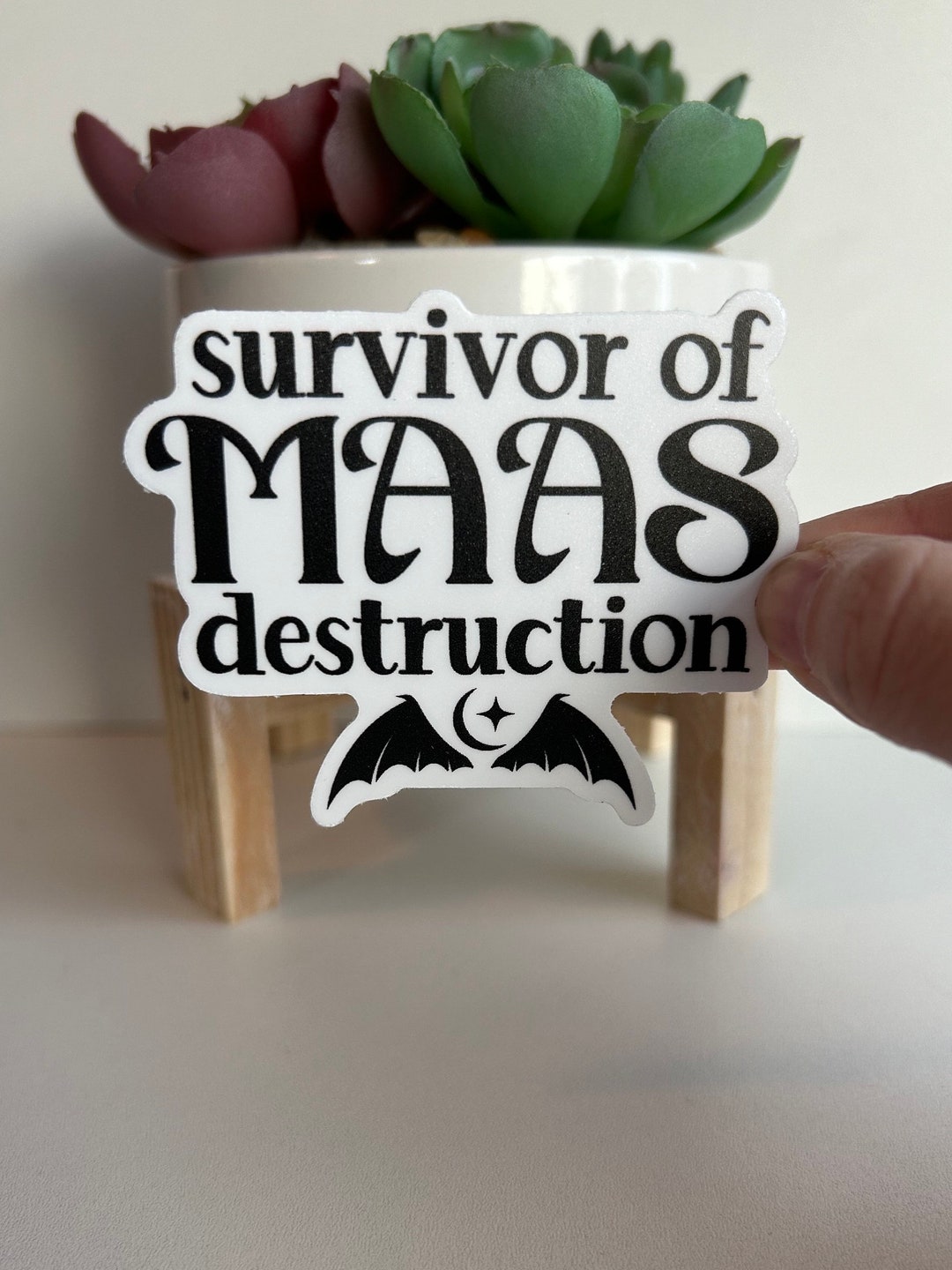 Survivor of Maas Destruction Stickervinyl Stickerwater Bottle ...