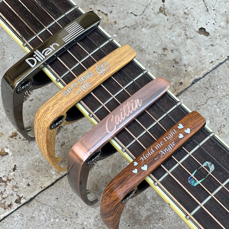 Personalized Guitar Capo Guitar Gift Custom Capo Musician - Etsy