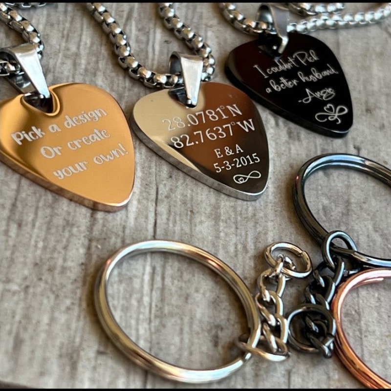 Guitar Pick Jewelry - Etsy