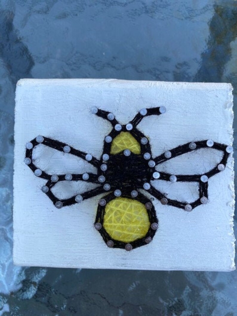 Mini Bee String Art - Etsy