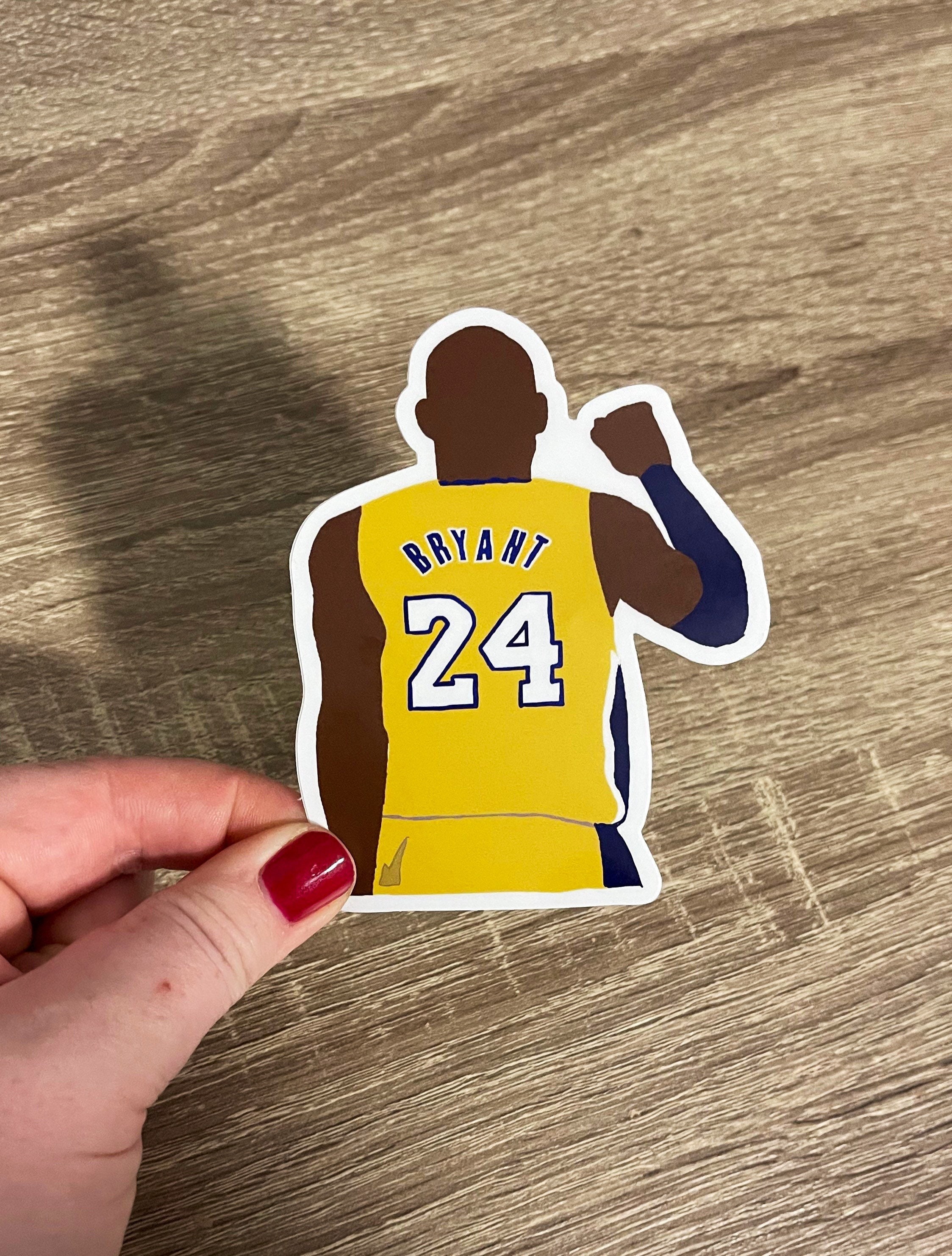 Kobe Bryant Sticker Vinyl Sticker Waterproof Sticker - Etsy
