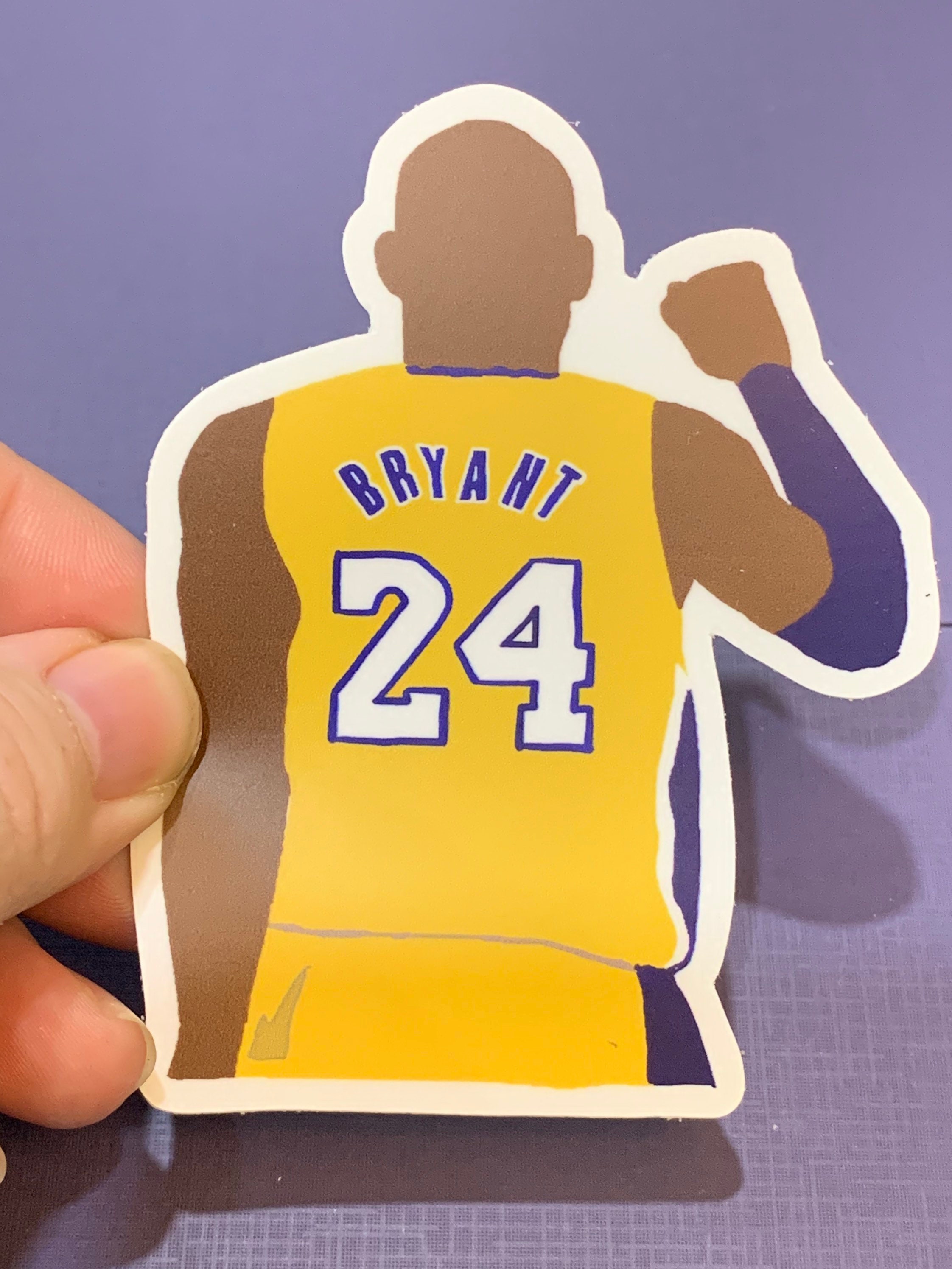 Kobe Bryant Sticker Vinyl Sticker Waterproof Sticker - Etsy UK