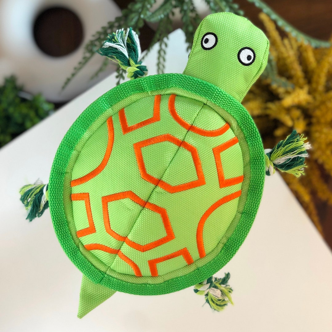 Turtle Tug Dog Toy - Etsy