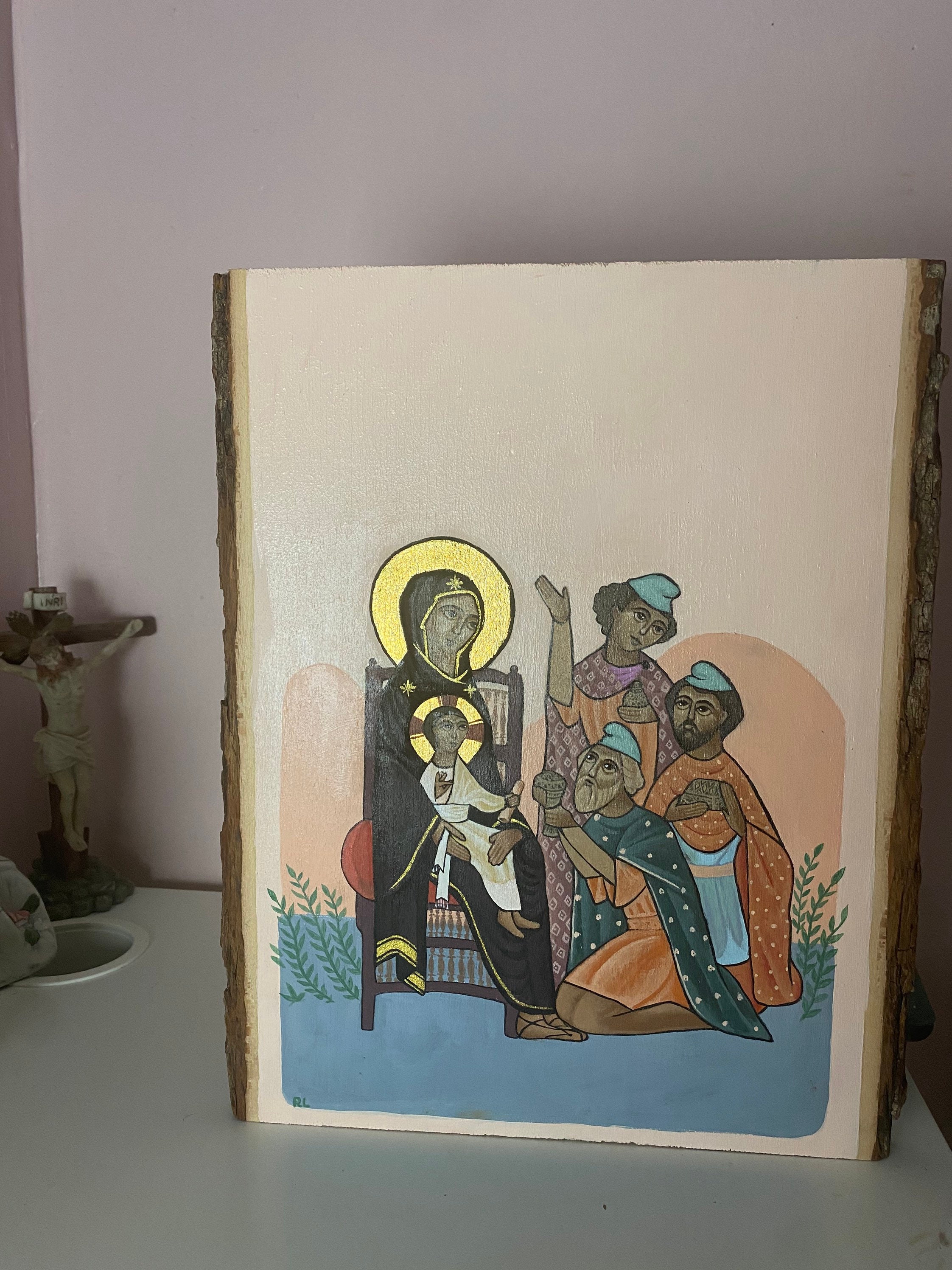 Nativity Coptic Icon - Etsy