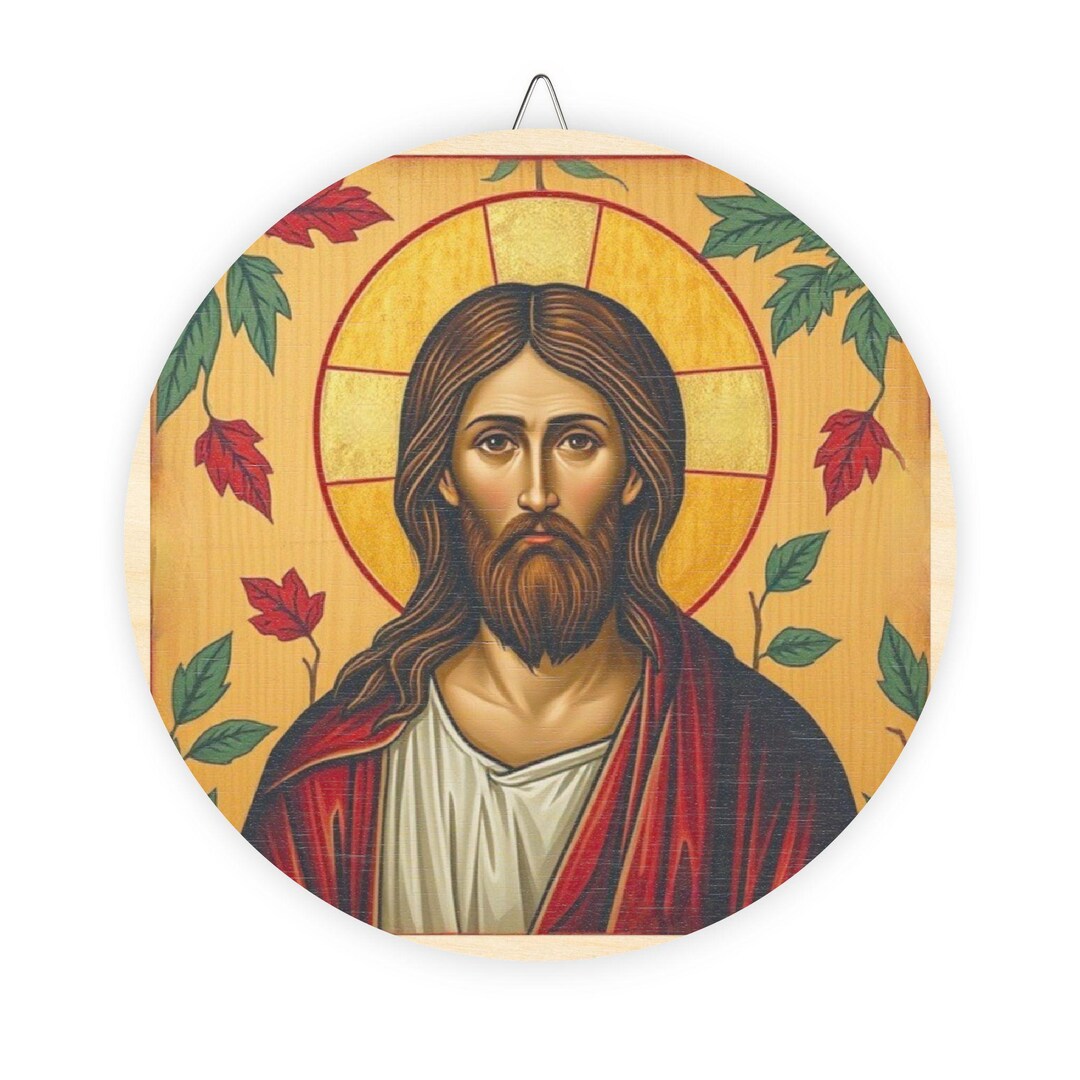 Religious Wood Signs, Christian Jesus Icon Wall Art, Faith Home Decor ...