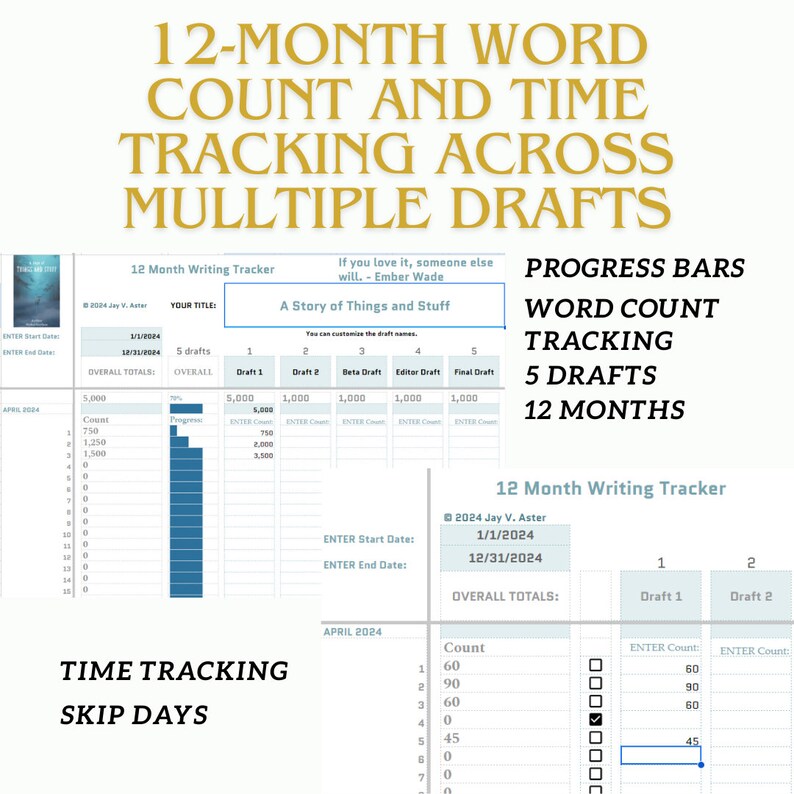 Novel Planner and Writing Tracker - Novel Planning - Story Development ...