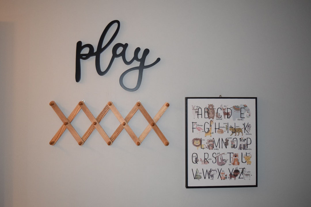 Custom Wooden Play Sign, Children's Room Decor, Wall Decor, Nursery ...