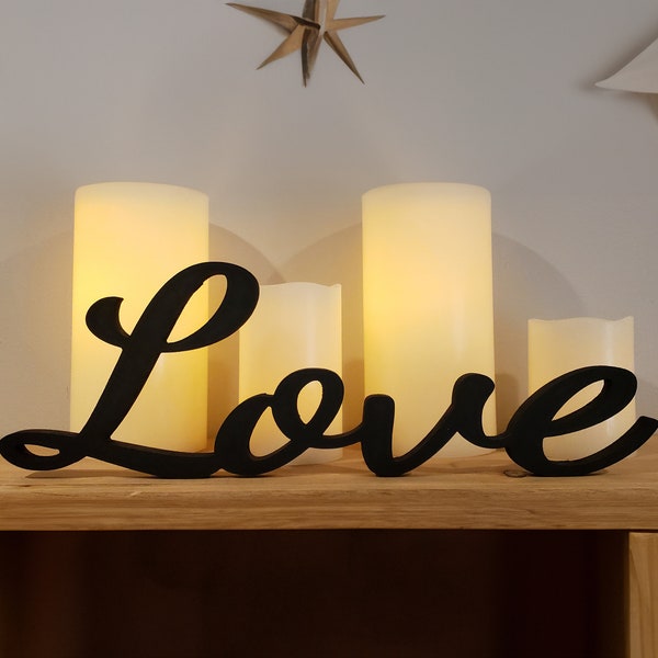 Wooden Love Sign - Etsy