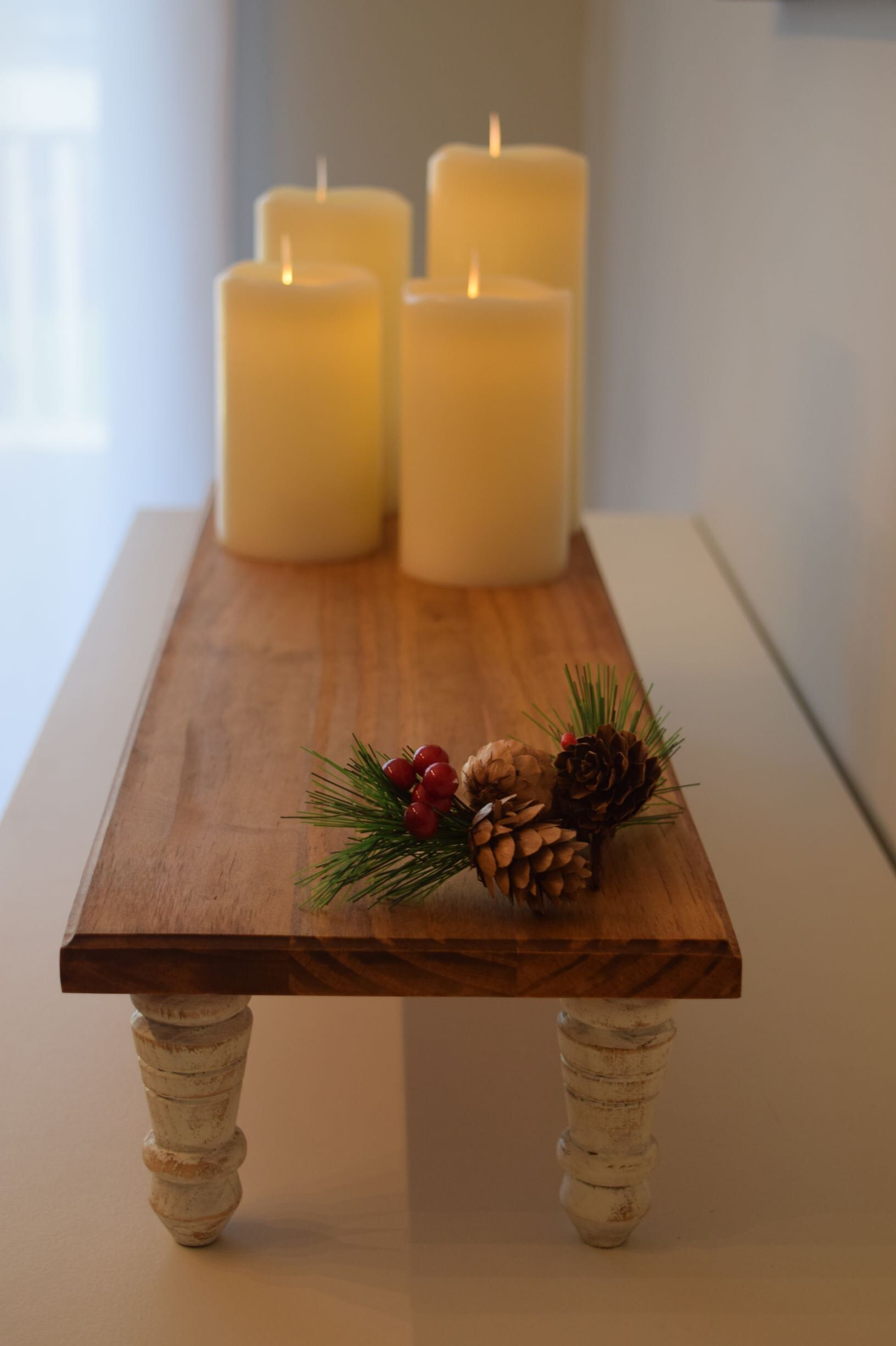 Farmhouse Decor Farmhouse Pedestal Riser Stand Wooden Riser - Etsy.de