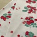 Sweet Juicy Strawberries Tablecloth Rosy Red Berries White Blossoms ...