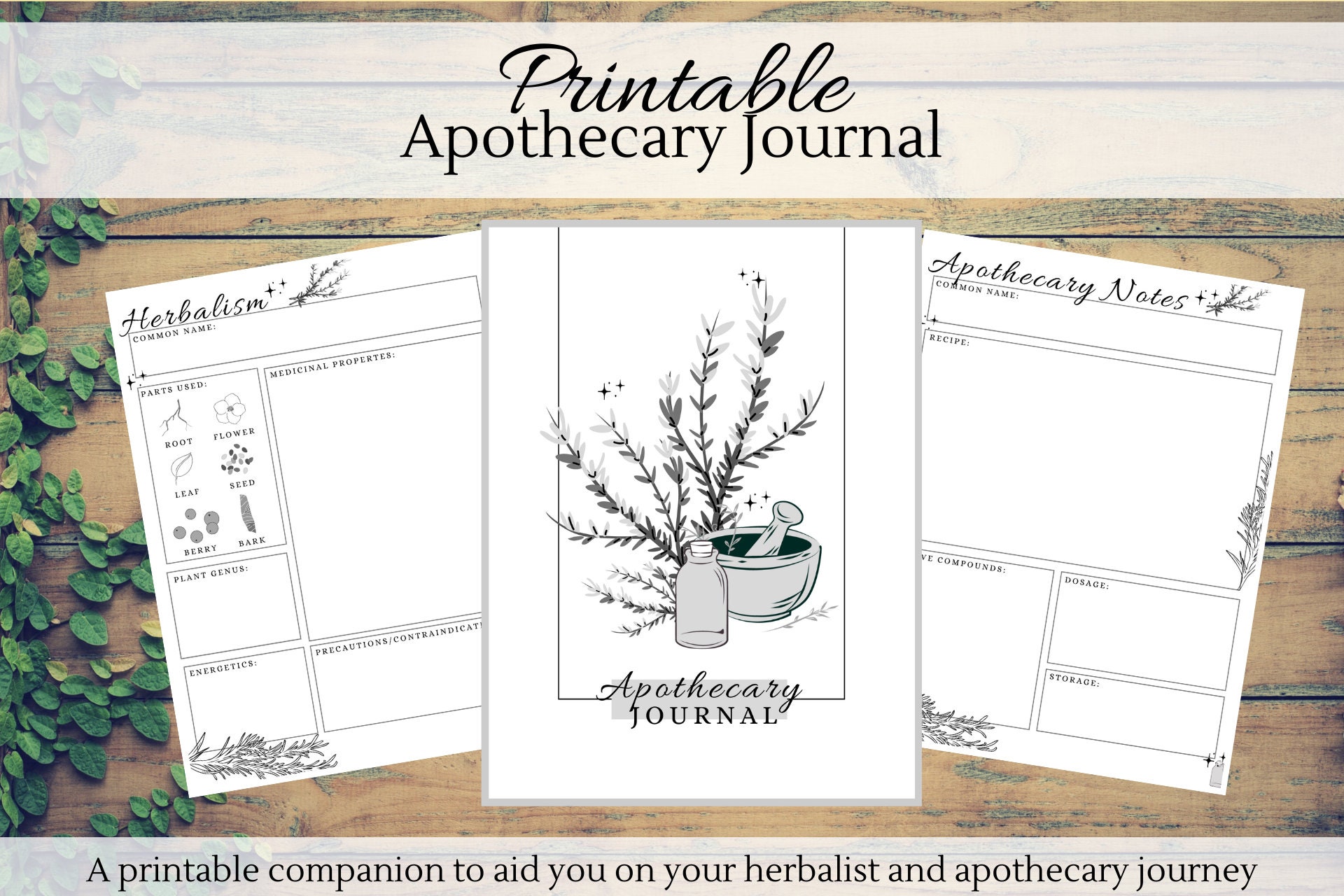 Digital Apothecary Journal, Materia Medica, Herbalist Journal ...