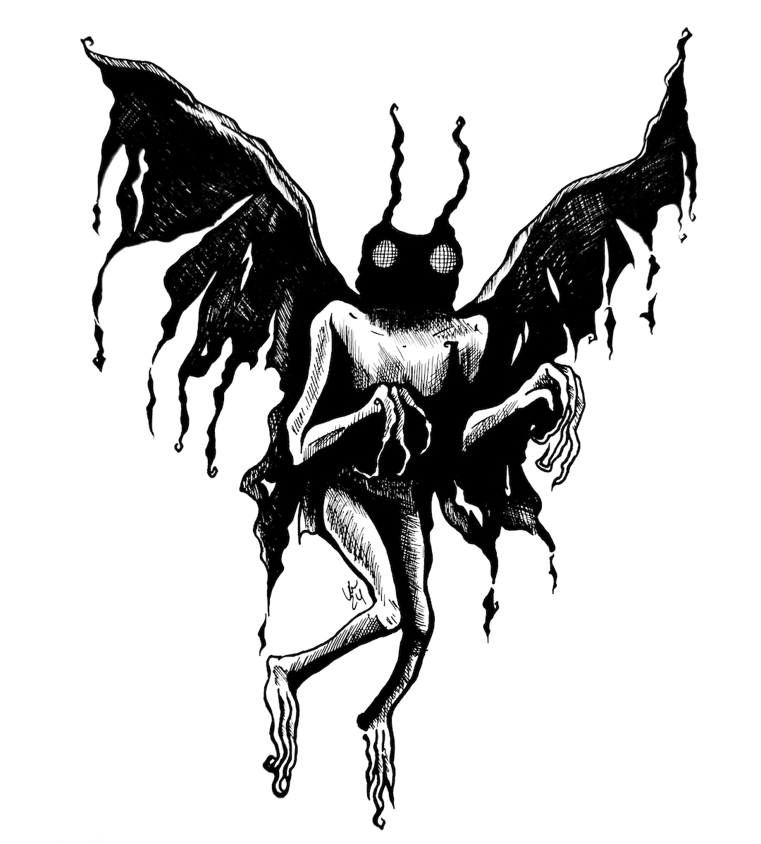 Cryptid Art Prints | Spooky Mythical Creatures - Etsy