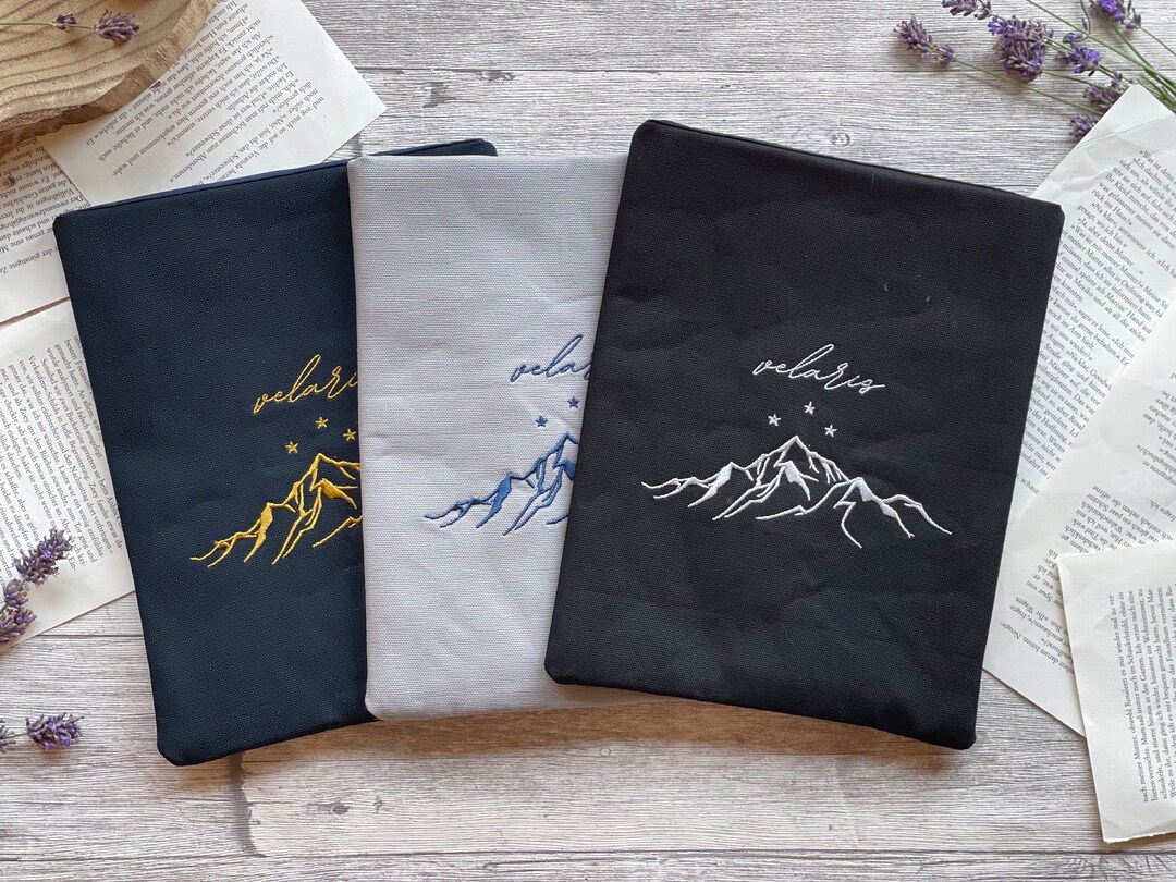 Velaris | ACOTAR | Embroidered Book Cover | Booksleeve Book Cover Book ...