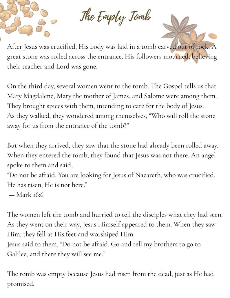 Christian Easter Lesson | Resurrection Garden Activity, Homeschool ...