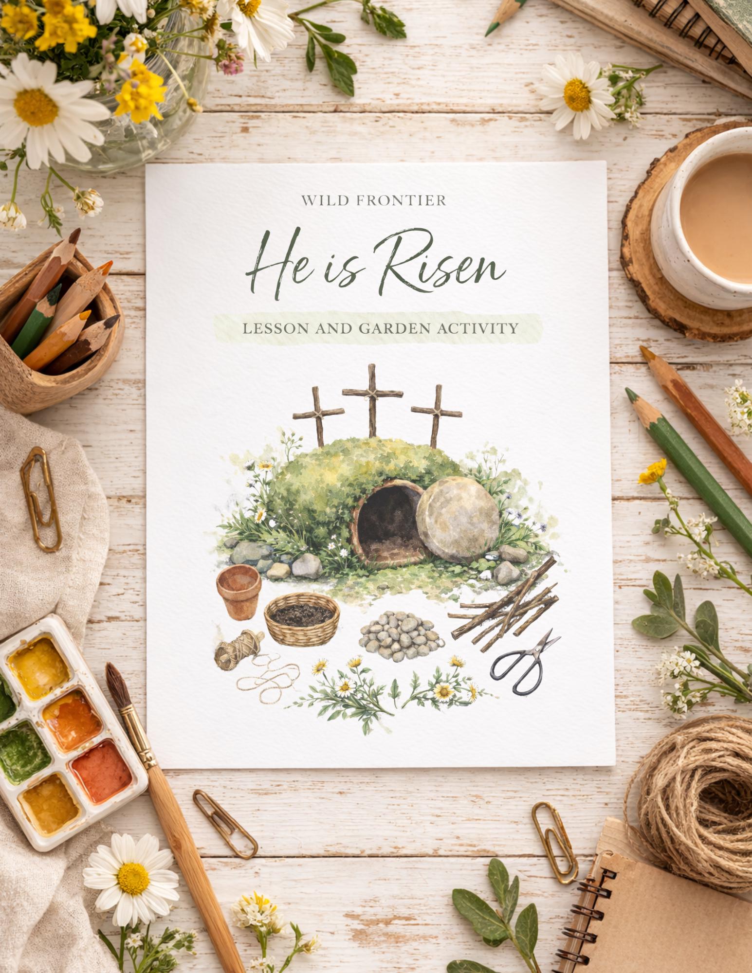 Christian Easter Lesson | Resurrection Garden Activity, Homeschool ...