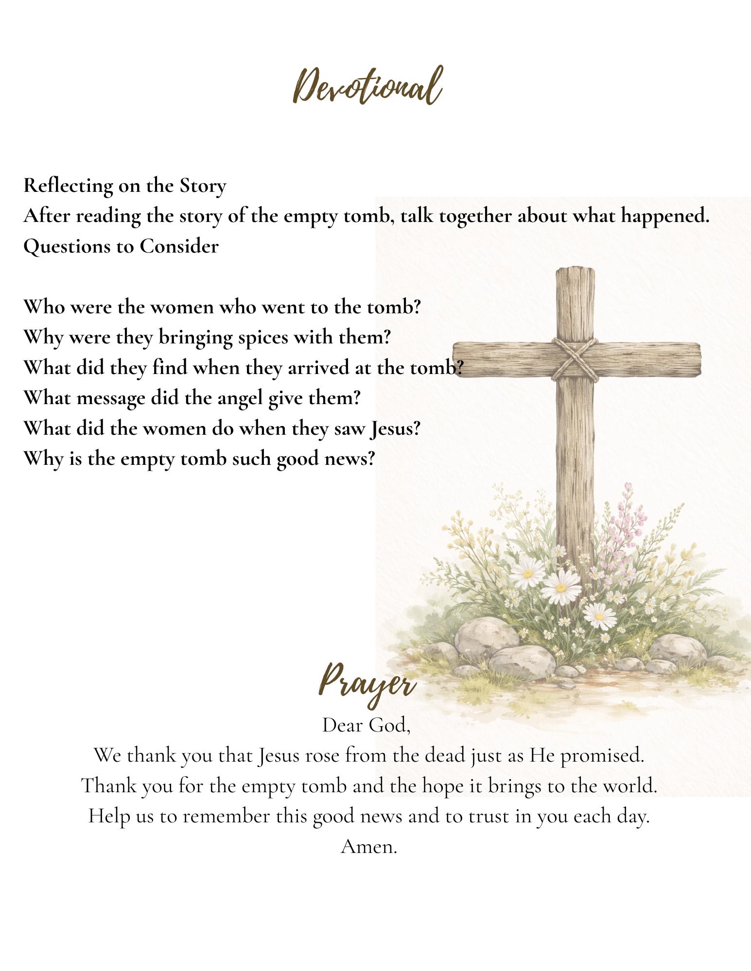 Christian Easter Lesson | Resurrection Garden Activity, Homeschool ...