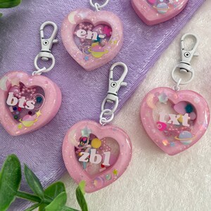 Kpop Resin Keychain Super Mini Shakers | Pastel Planets - Etsy