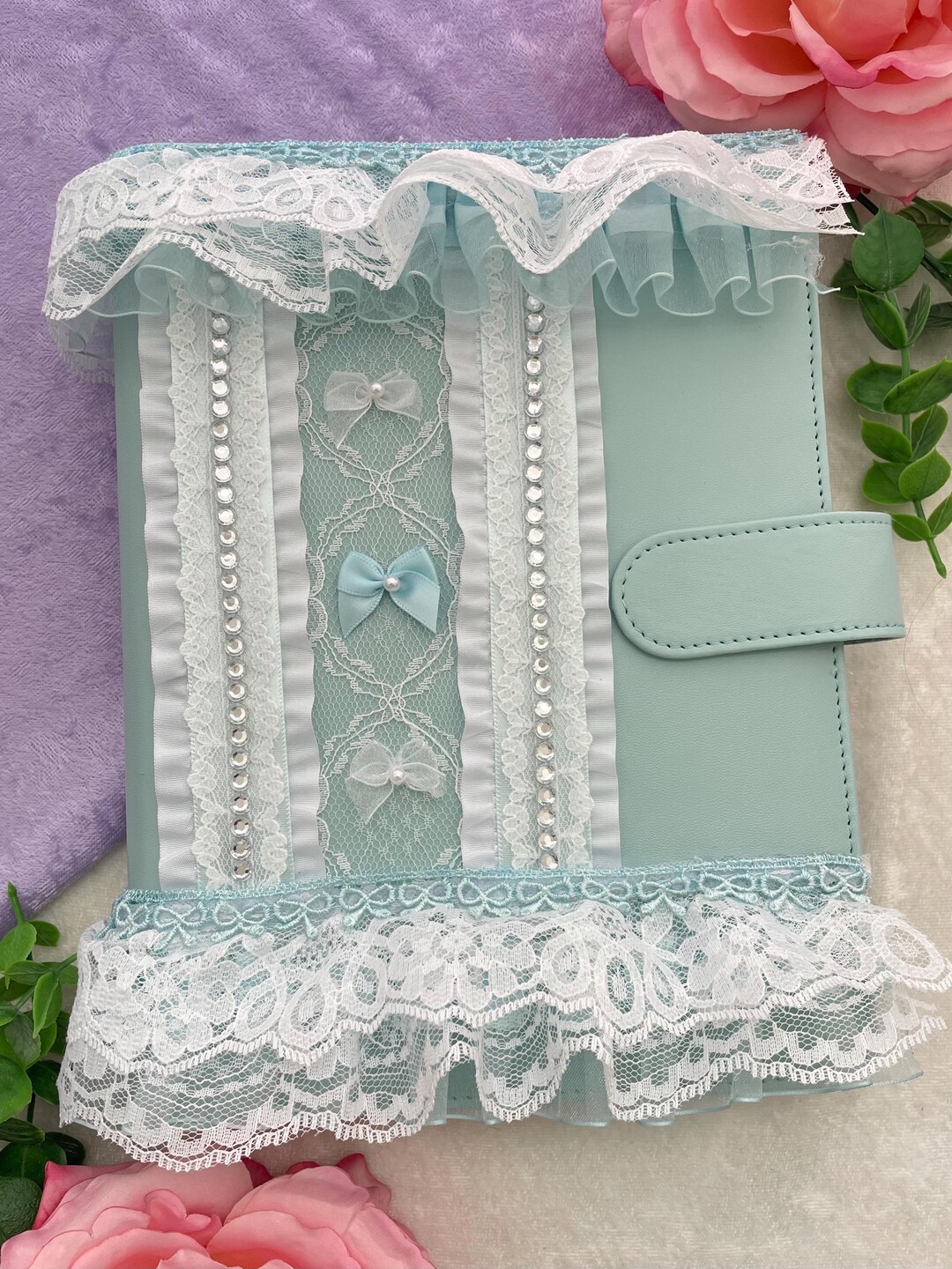 Kpop Lace Photocard Collection A5 Binder | Blue & White (ver 1) - Etsy